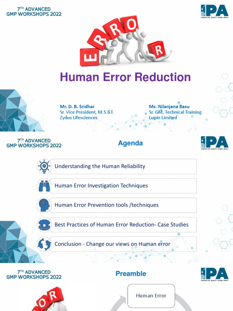 Human Error Reduction Strategies Pdf Reliability Engineering