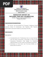 Accomplishment Report of Indigenous Peoples Education (Iped) | PDF