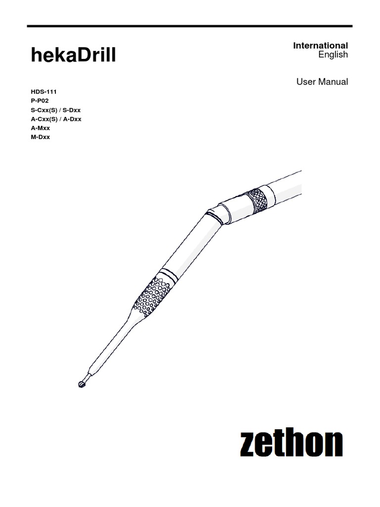 Heka Drill User Manual | PDF | Sterilization (Microbiology ...