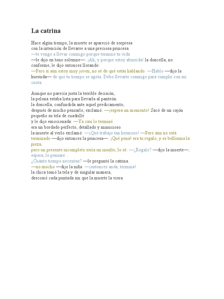 La Catrina | PDF