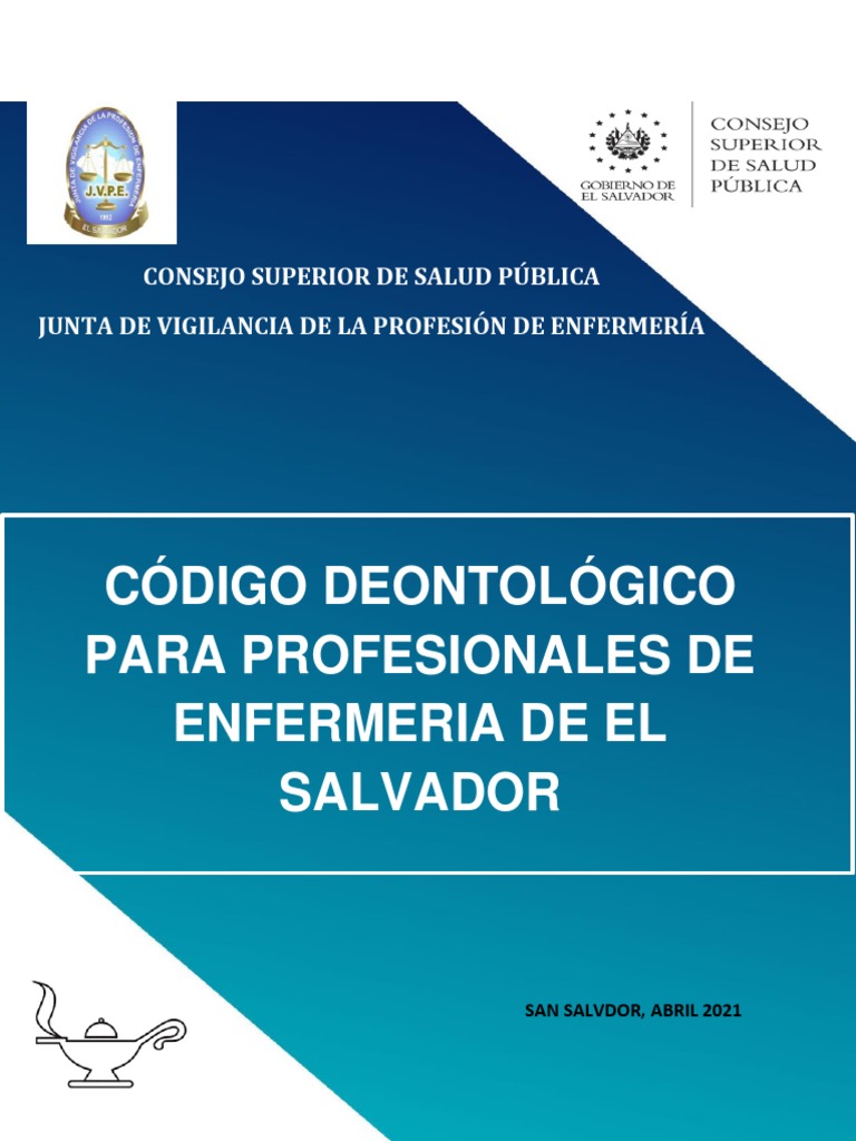Código Deontológico para Profesionales de Enfermeria de El Salvador | PDF | Enfermería ...