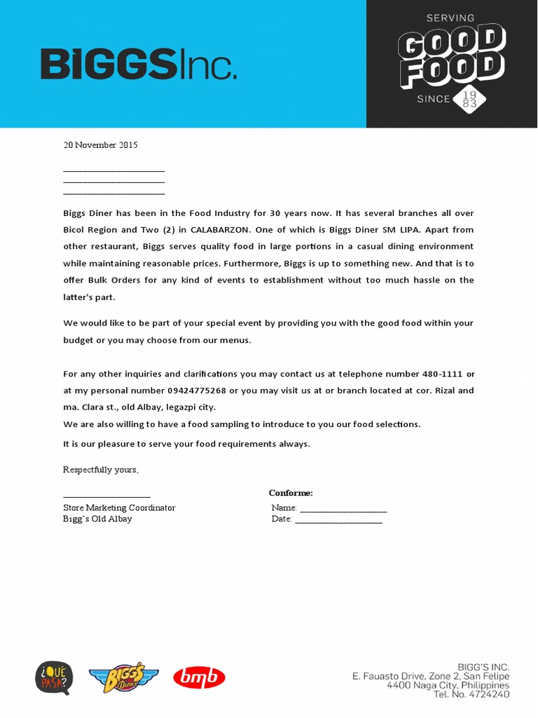 Biggs Diner offers bulk food orders for events in Bicol and CALABARZON ...