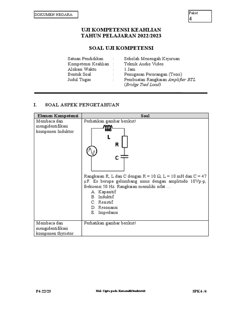 P4-Soal Teori TAV | PDF