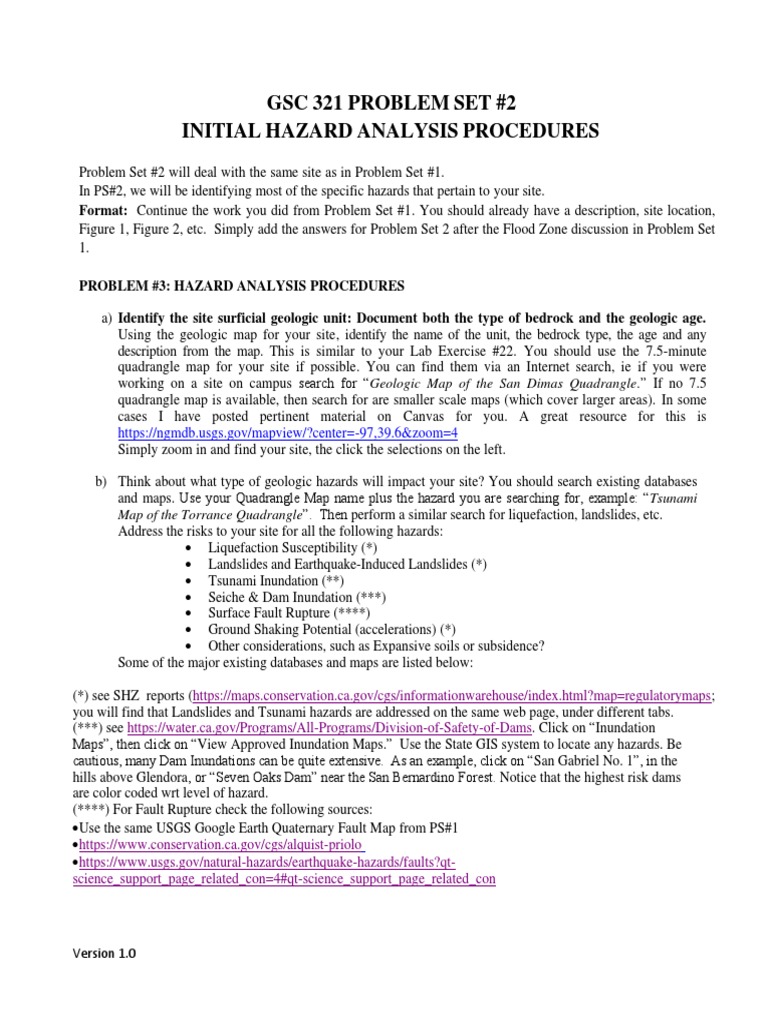 GSC 321 Site Hazard Analysis | PDF | Earthquakes | Moment Magnitude Scale