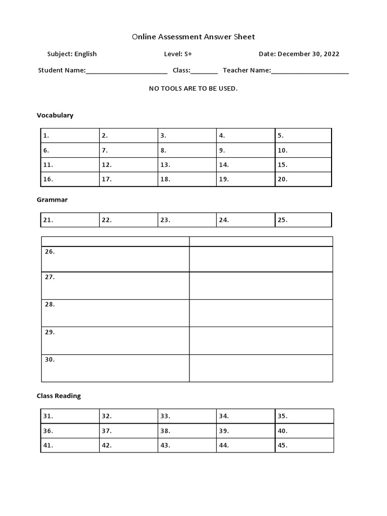 Fall Online Assessment Answer Sheet | PDF | Cognition | Cultural ...