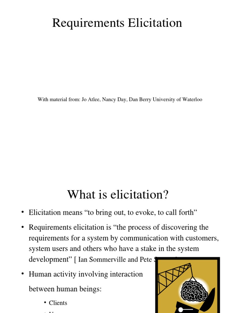 Requirement Elicitation 1 | PDF | Use Case | Software Prototyping