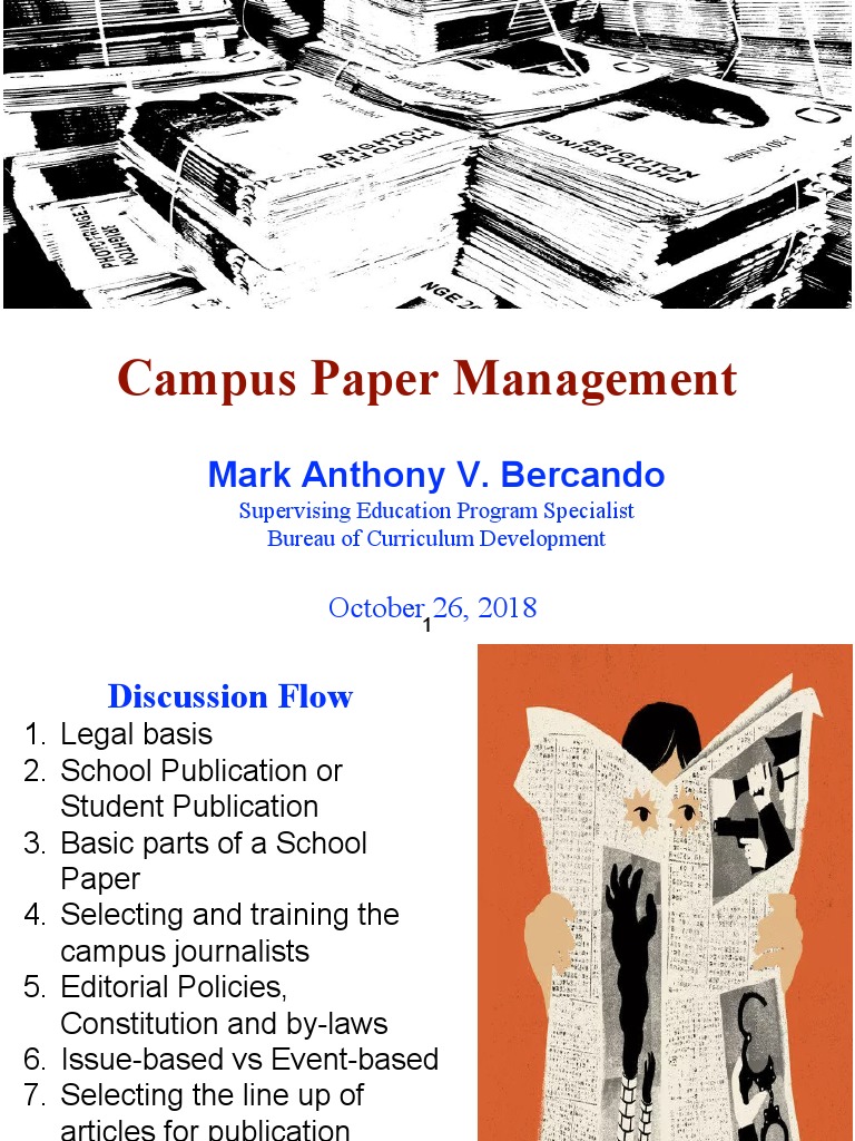 Campus Paper Management | PDF | Journalism | Plagiarism