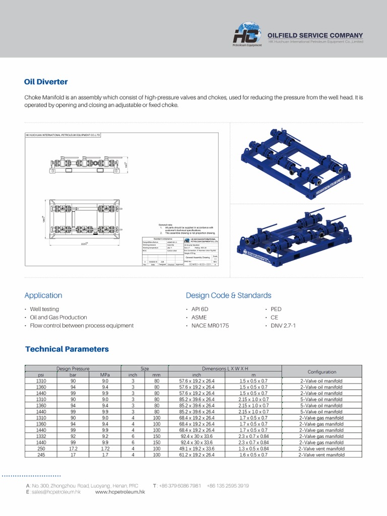 Oil Diverter Manifold | PDF