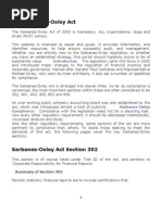 SOX Template | PDF | Sarbanes–Oxley Act | Internal Control