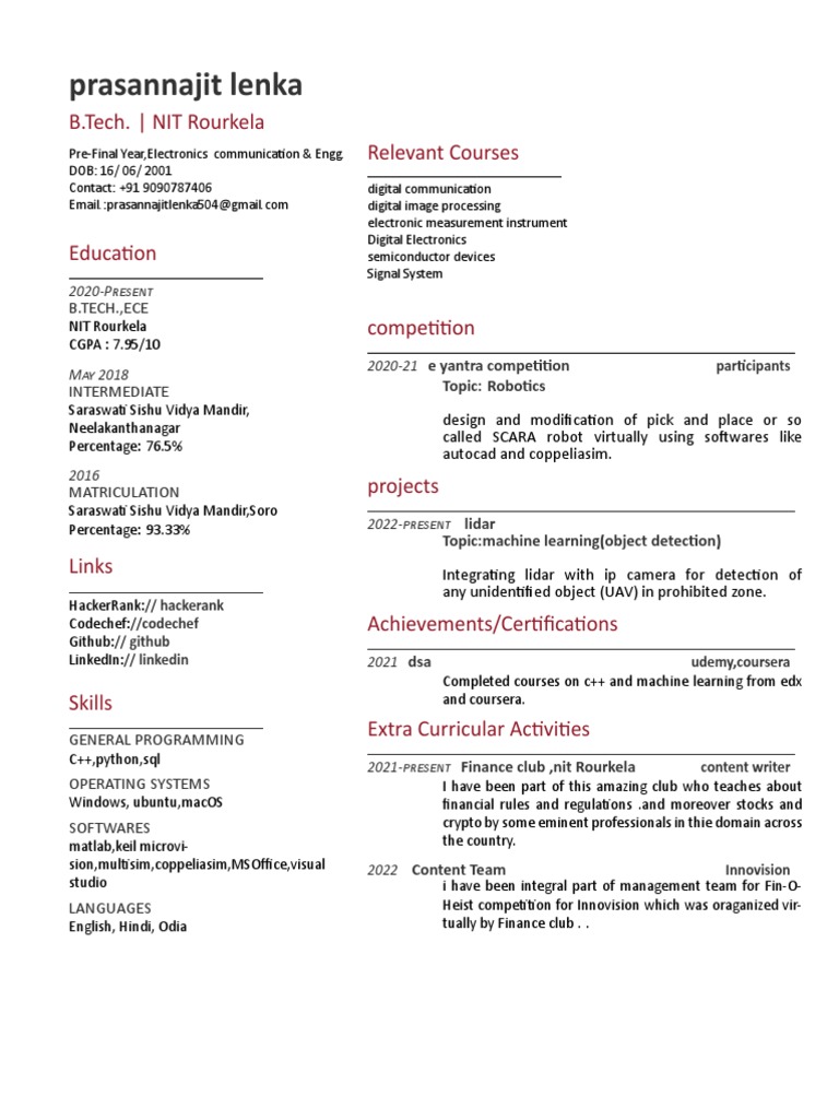Rahulworld Resume 8 | PDF | Computing | Computer Engineering