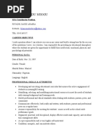 HAST P Student Information Sheet | PDF | Reading Comprehension ...