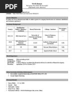 MANJU RESUME... Updated - Manju | PDF | Business | Cognition