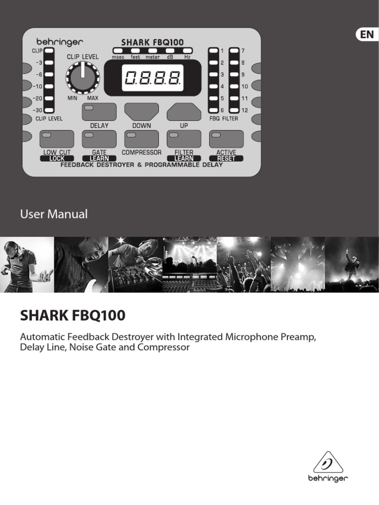 Shark Fbq100: User Manual | PDF | Microphone | Equalization (Audio)