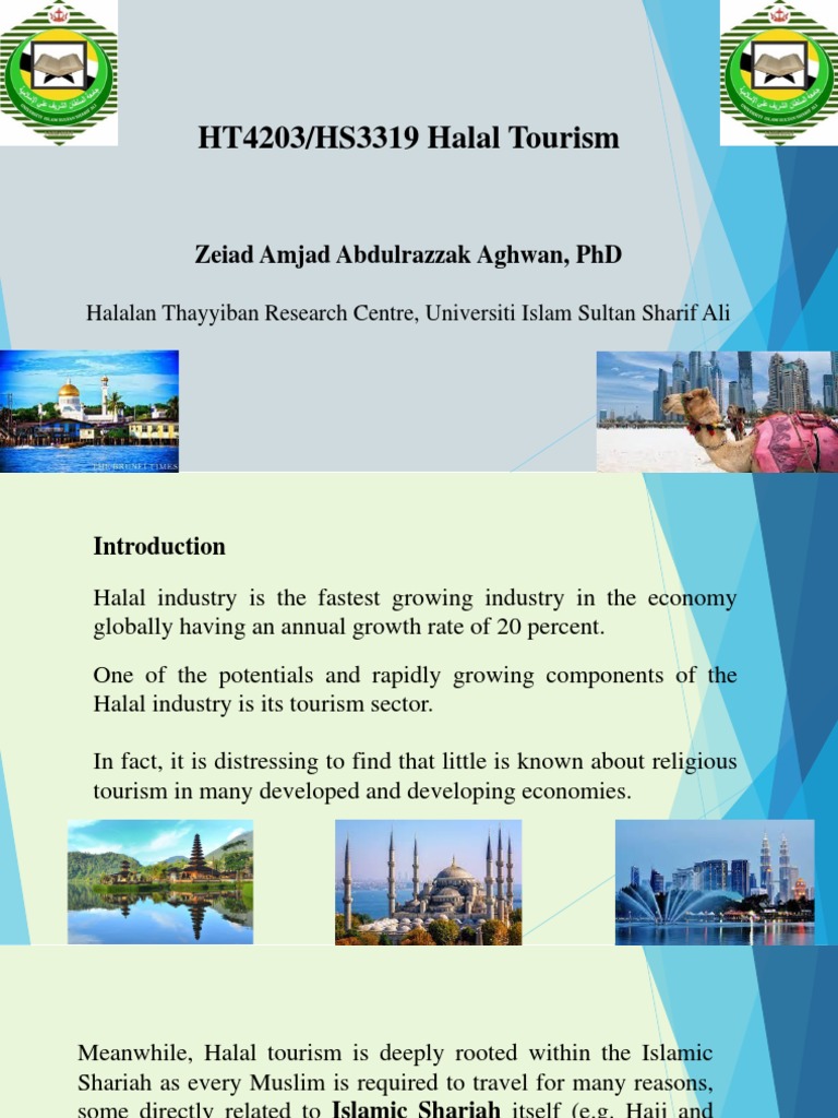 Lecture 1 Meaning of Halal Tourism | PDF | Tourism | Sustainability