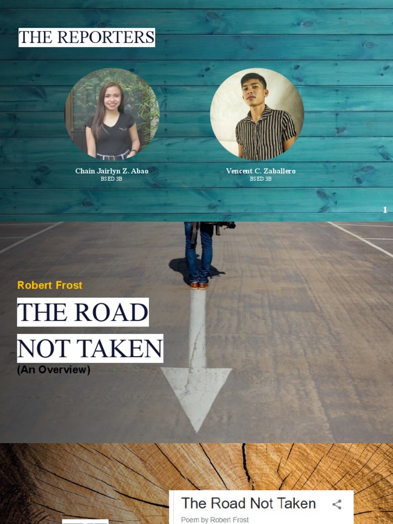 Overview of "The Road Not Taken" | PDF | Art | Religion & Spirituality