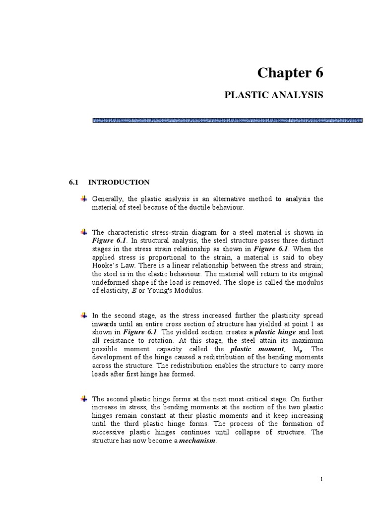 1.plastic Analysis Theory & Problems | PDF | Bending | Deformation (Engineering)