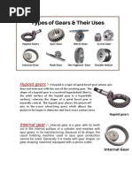 Types and Applications of Gears | PDF | Gear | Equipment