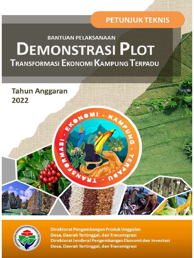 PETUNJUK TEKNIS DEMPLOT TEKAD TA 2022 | PDF