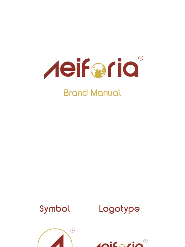 Aeiforia Brand Guide | PDF | Graphic Design | Communication Design
