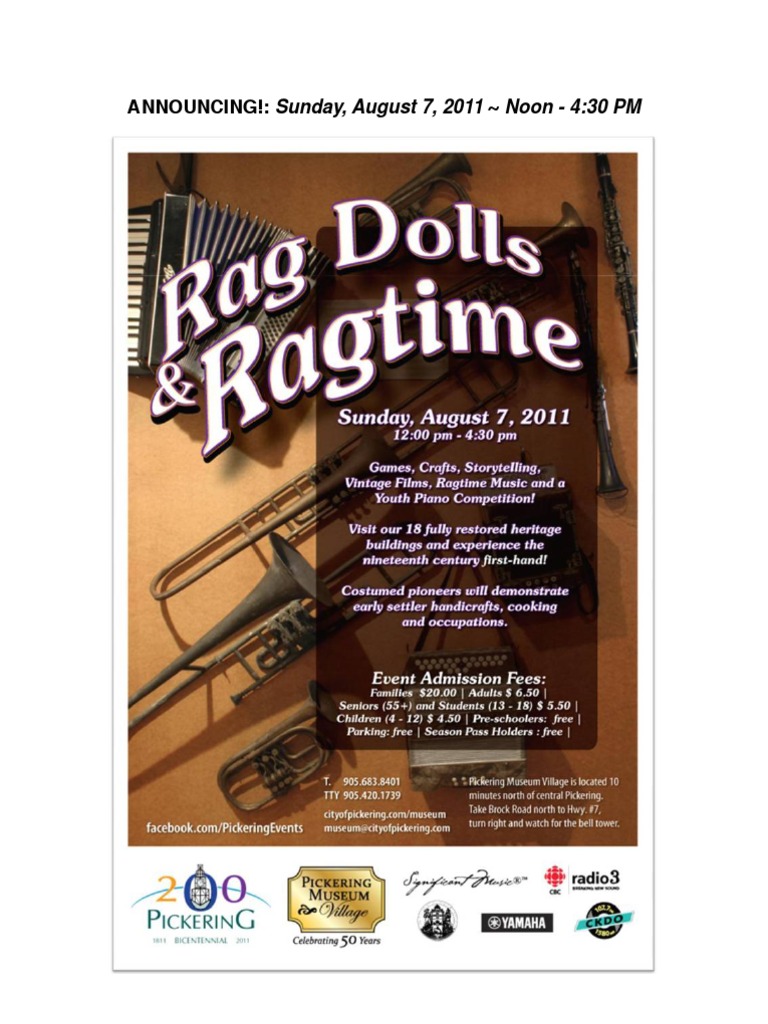 1.rag Times - Ragtime Stories | PDF | Conducting | Ragtime
