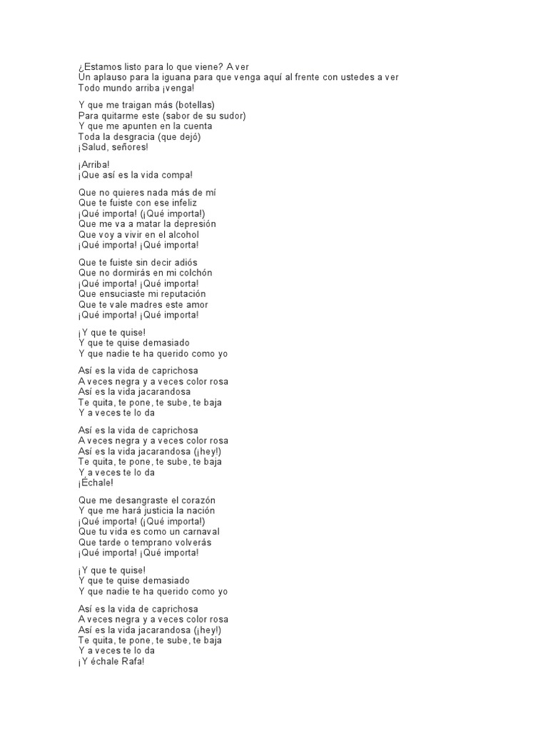 Si Tú Me Hubieras Dicho Siempre La Verdad | PDF