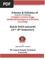 Makaut Cse Ai ML Syllabus Onepage | PDF