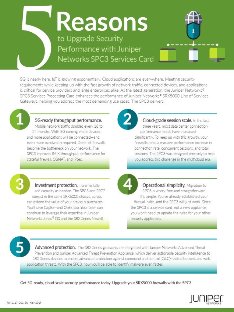 5 Reasons To Upgrade Security Performance With Juniper Networks spc3 ...