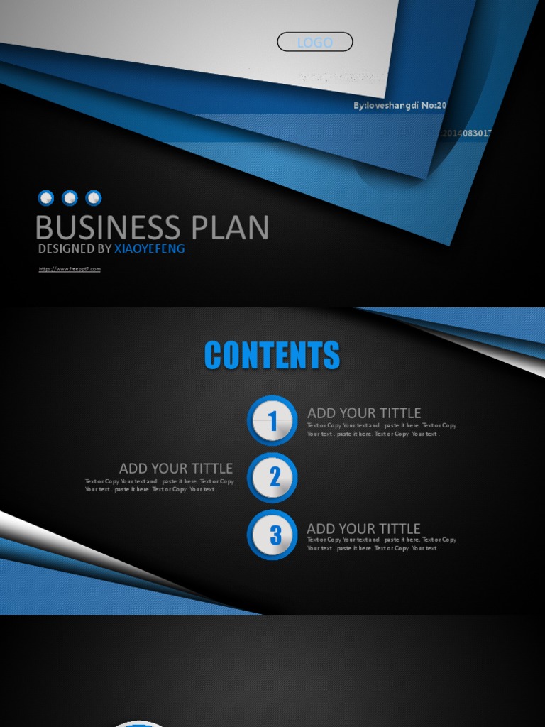Blue Black Metal Texture PowerPoint Templates | PDF