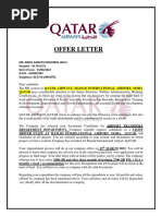UAE Offer Letter Template | PDF | Travel Visa | Passport
