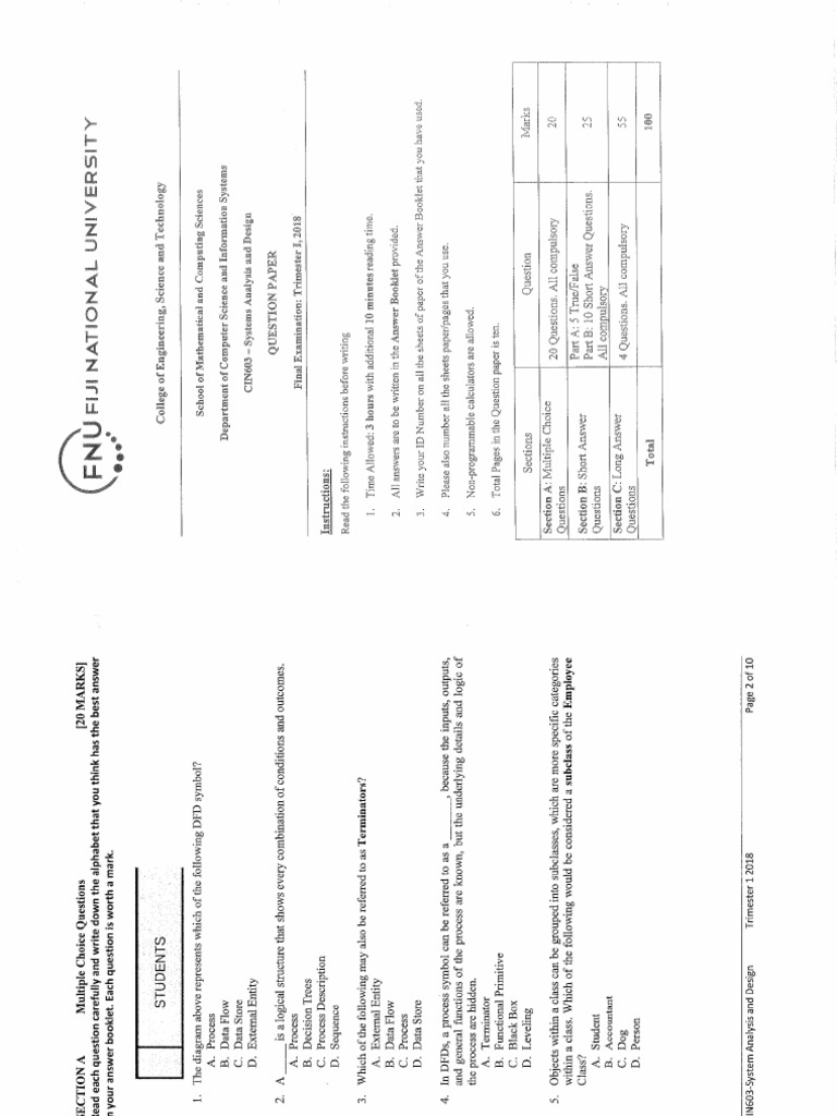 2018 - Trimester 1 | PDF
