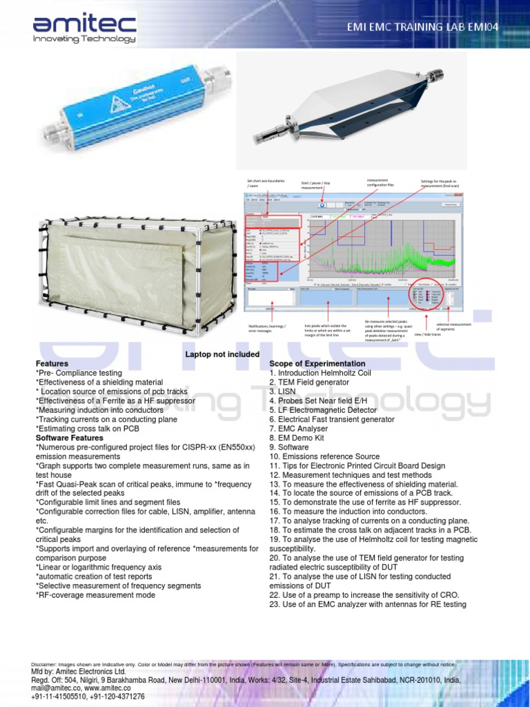 EMI04 EMI EMC Training Lab | PDF | Electromagnetic Compatibility ...