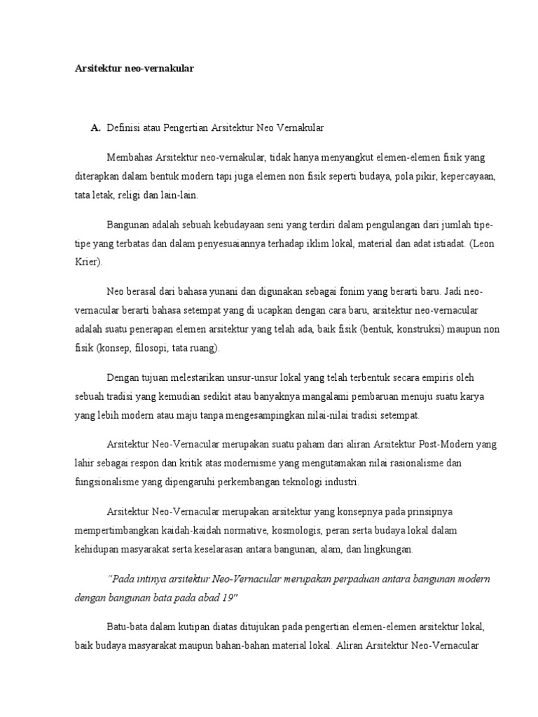 Arsitektur Neo Pdf