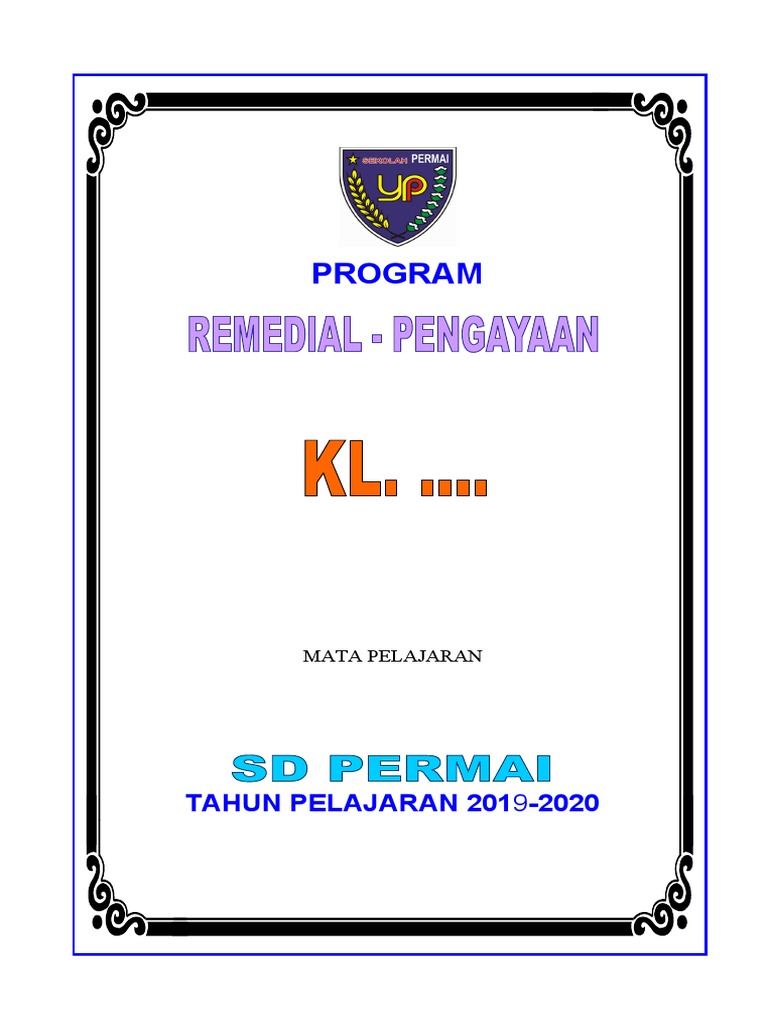 Program Remedial Dan Pengayaan | PDF