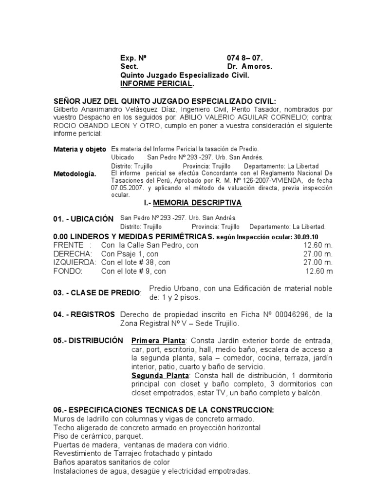 3 D Modelo De Informe Pericial