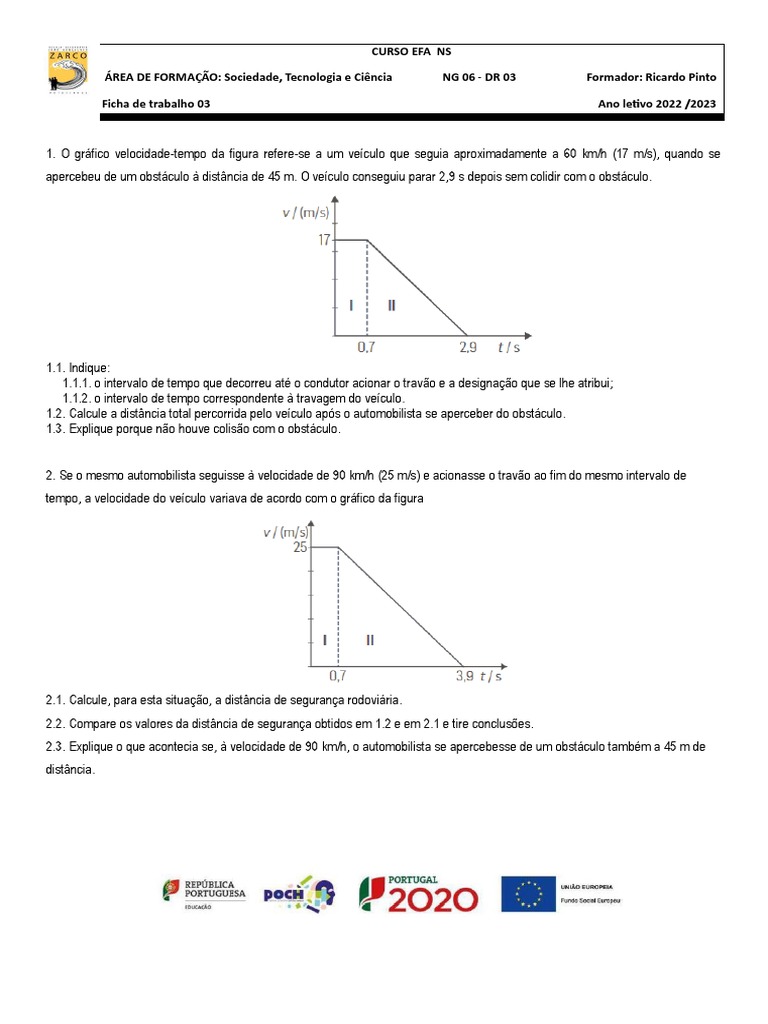 18 STC NG6 DR3 Ficha Trabalho 03 | PDF