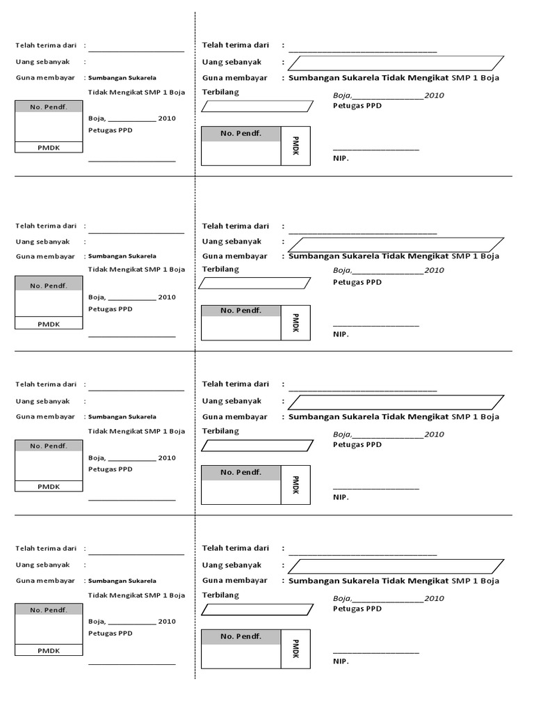 Kwitansitour 2223 | PDF