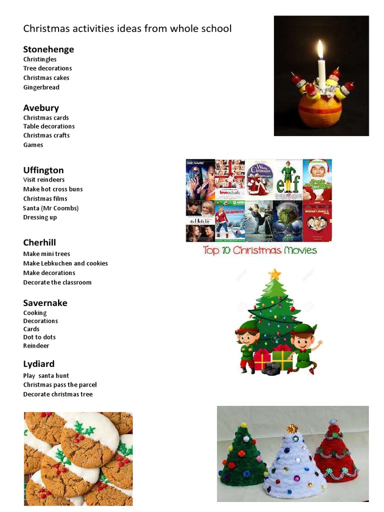 Christmas Activities Ideas | PDF