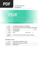 Modelo de PGR Pronto e Completo | PDF | Avaliação de risco | Química