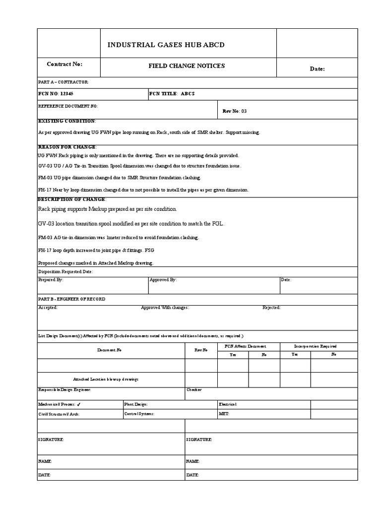 FCN Form-0021 | PDF | Physical Sciences | Mechanical Engineering