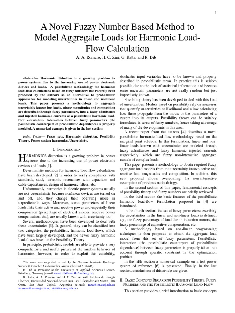 A Novel Fuzzy Number Based Method To Model Aggregate... (4v) | PDF | Mathematical Optimization ...