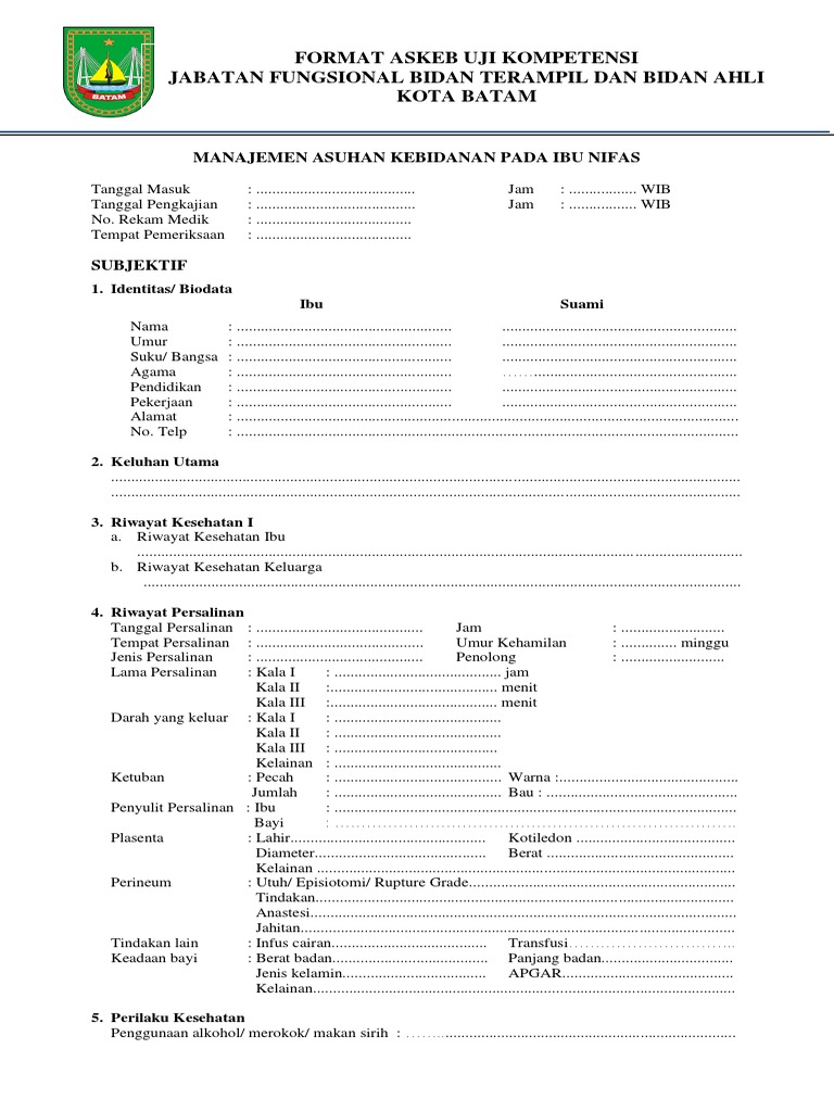 Format Soap PNC | PDF