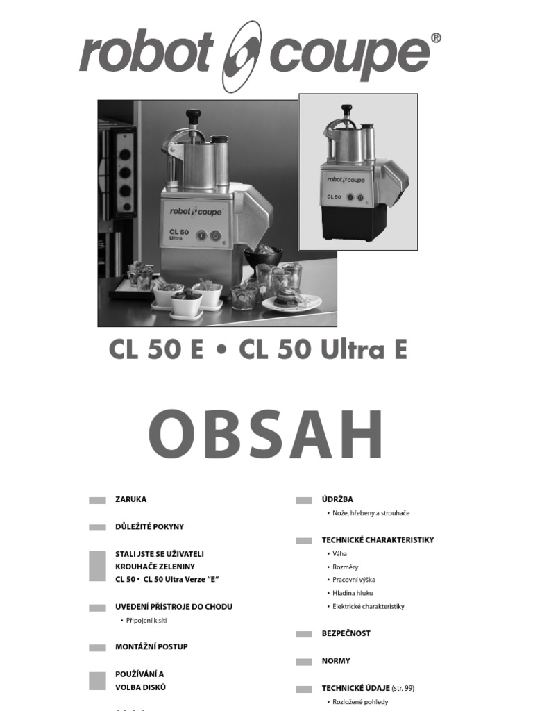 CL 50 E CL 50 Ultra E | PDF