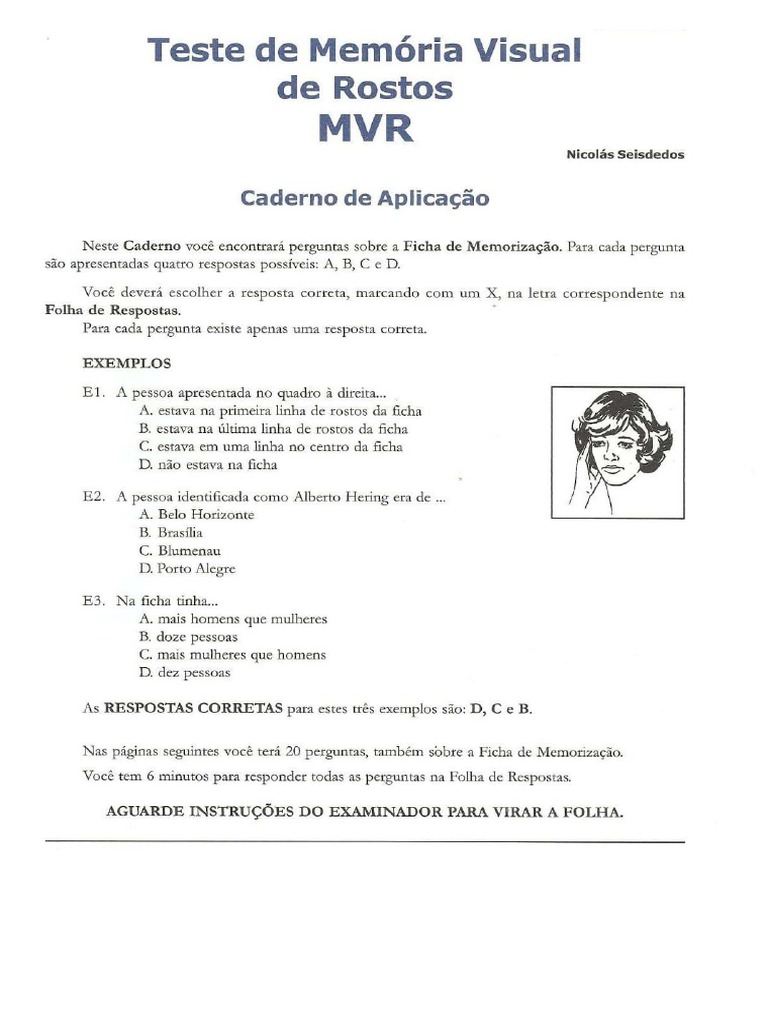 TESTE MVR | PDF