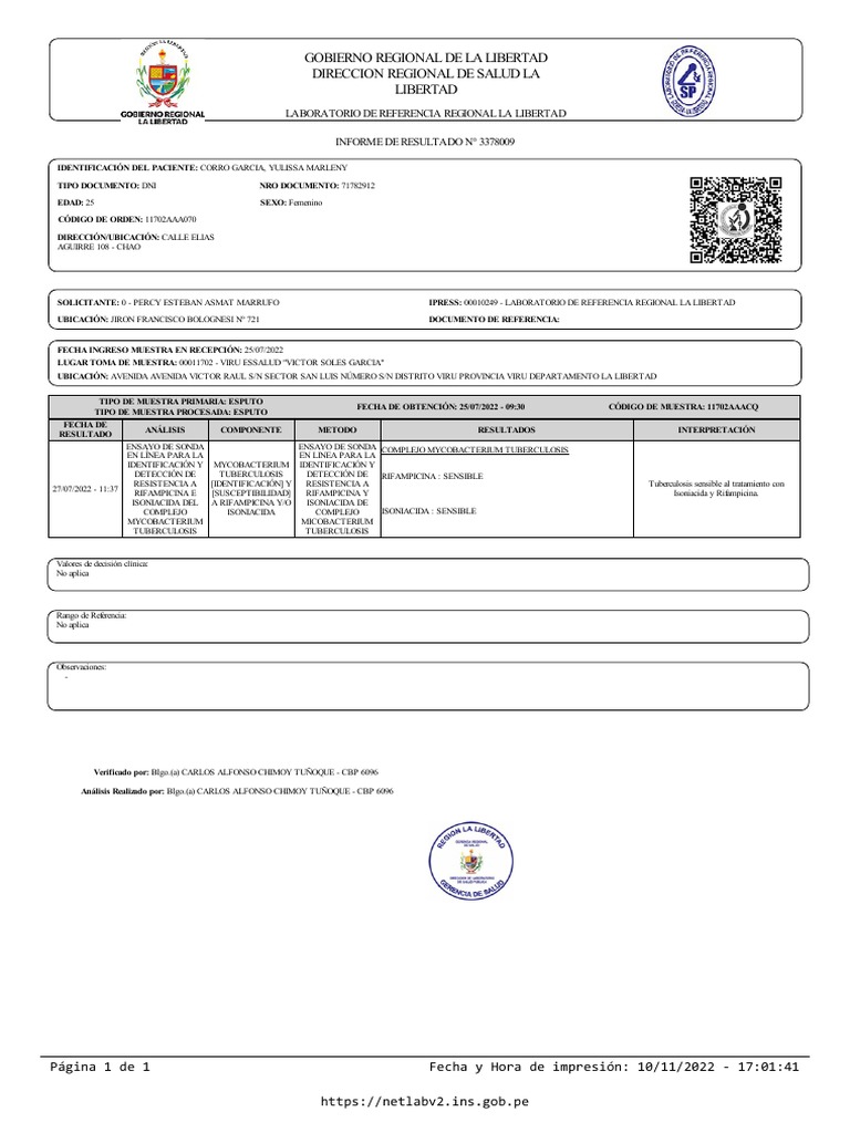 CORRO | PDF | Tuberculosis | Mycobacterium