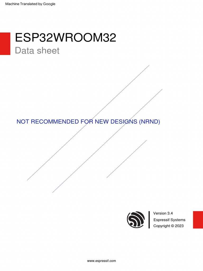 Esp32-Wroom-32 Datasheet en | PDF | Random Access Memory | Flash Memory