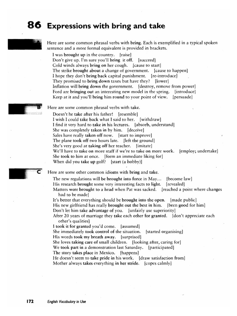 Bring and Take | PDF