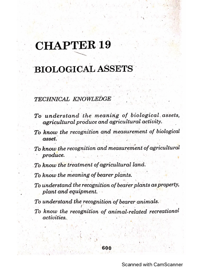 Biological Assets | PDF