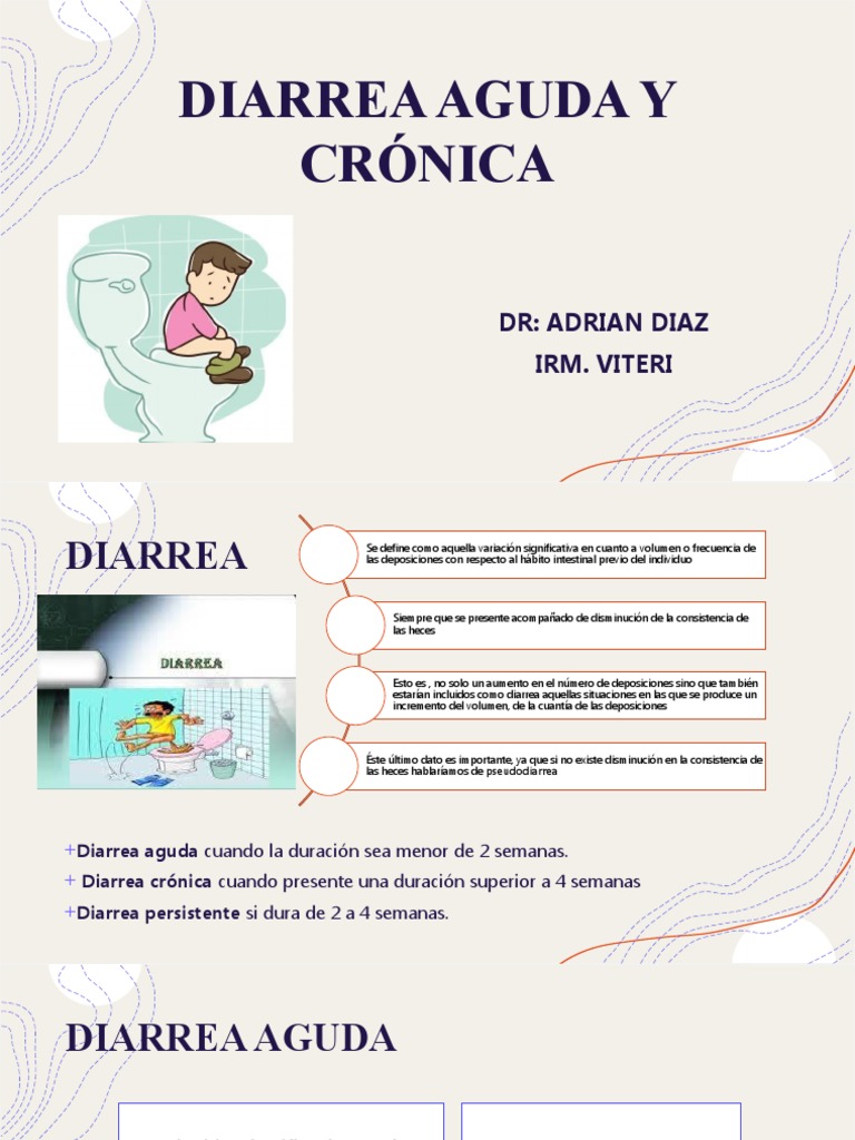 Duración y tipos de diarrea | PDF | Diarrea | Heces