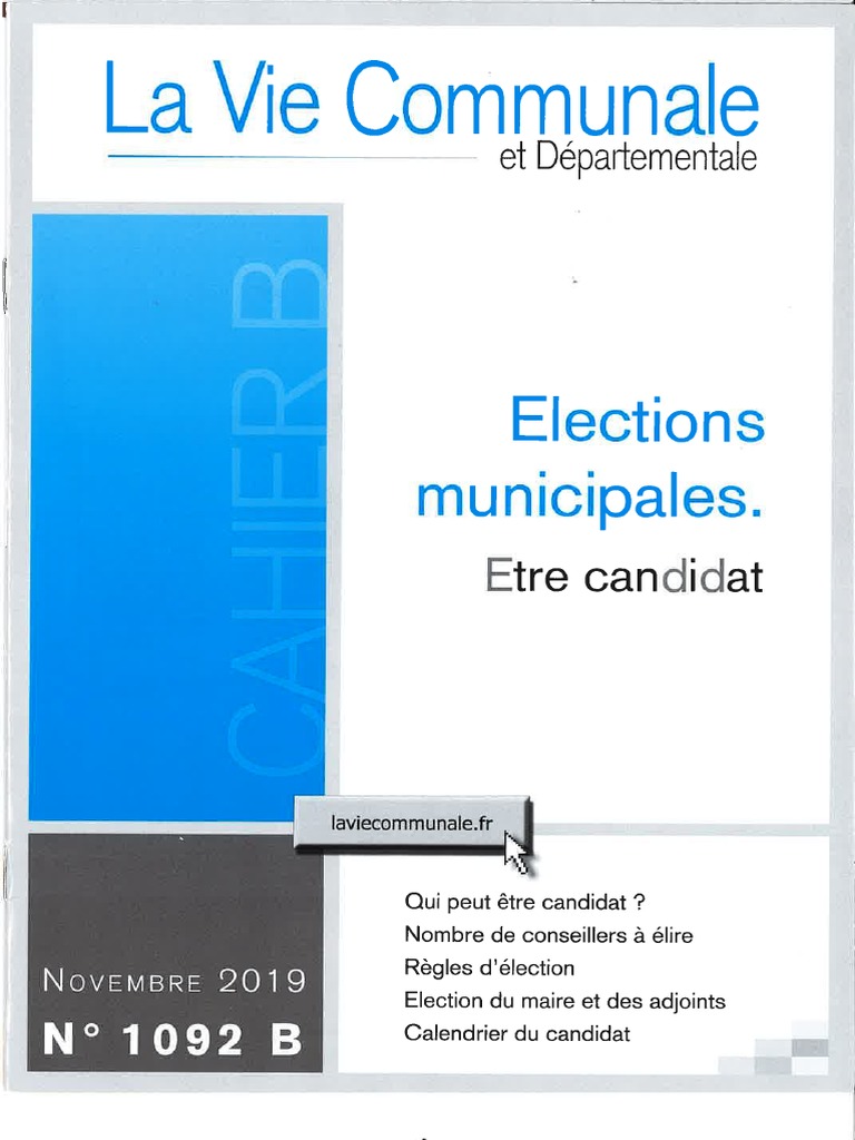 Election Municipales Etre Candidat | PDF