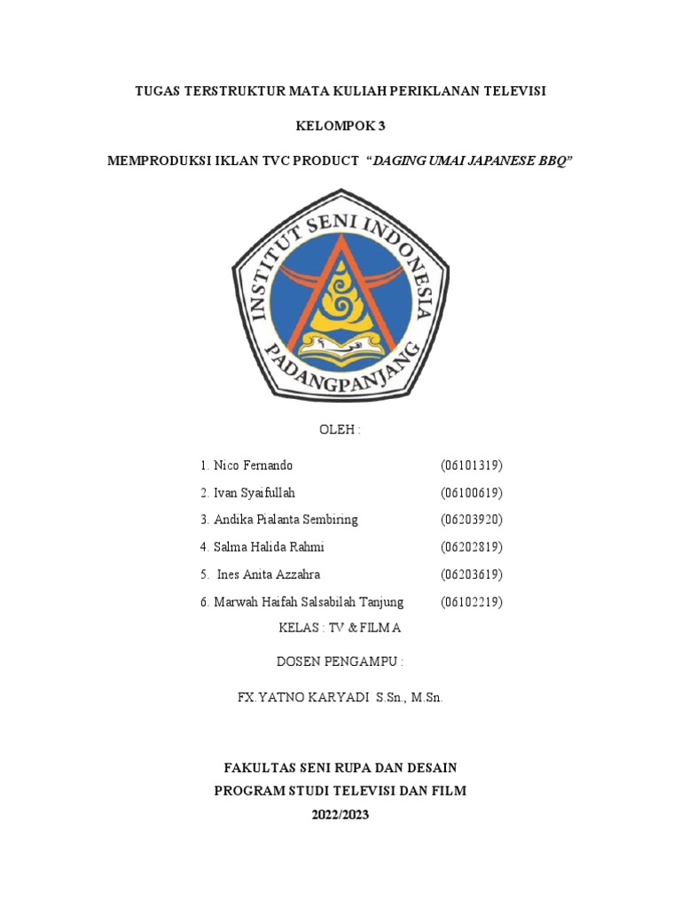TVC Product Umai Japanese BBQ | PDF